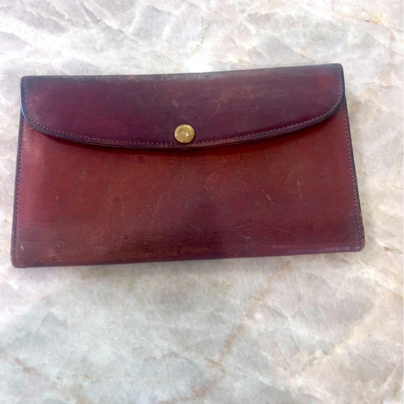 Coach | Bags | Coach Early Water Buffalo Leather Wallet British Tan 473 ...